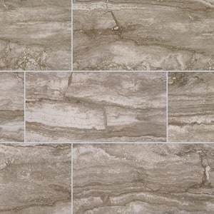 MSI Take Home Tile Sample - Cancun Beige 12 in. x 24 in. Glazed Ceramic ...