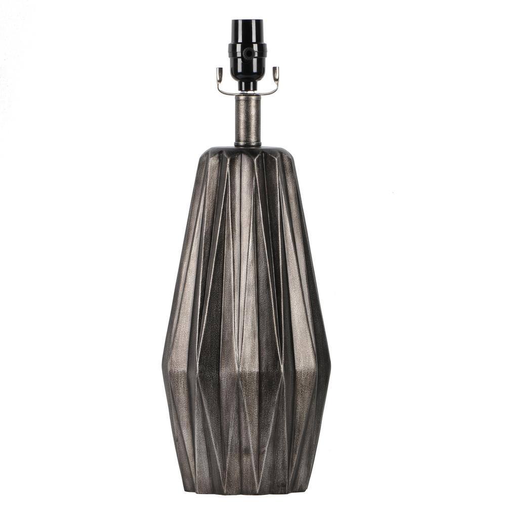 Hampton Bay TTL20 Mix and Match 18.5 in. H Pewter Table Lamp Base ...