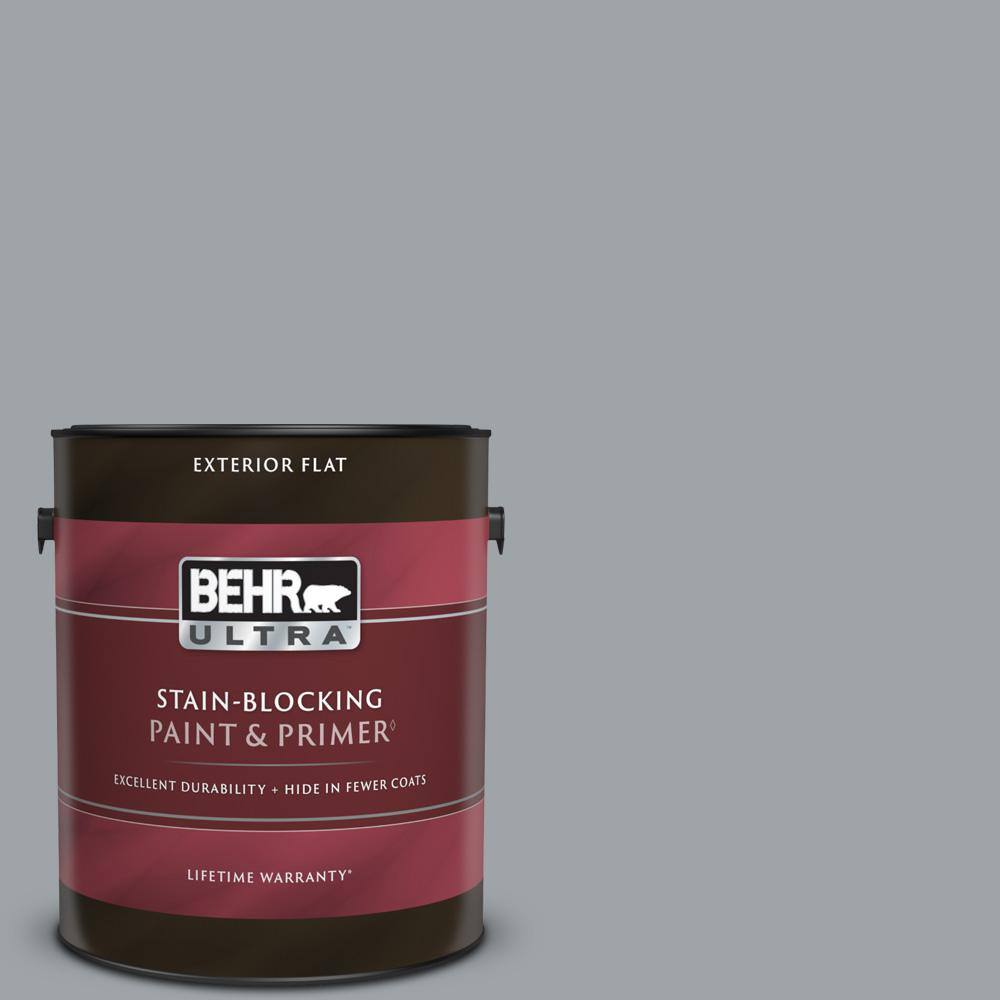 BEHR ULTRA 1 gal. #N510-4 Supernova Flat Exterior Paint & Primer 485401 ...
