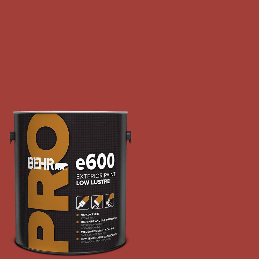BEHR PRO 1 gal. #PPU2-16 Fire Cracker Low Luster Exterior Paint PR62301 ...
