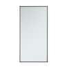 Timeless Home 18 in. W x 36 in. H x Contemporary Metal Framed Rectangle ...