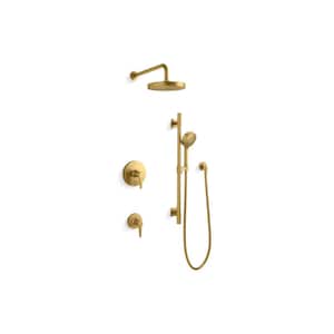 KOHLER Awaken Showering Kit 1.75 GPM in Matte Black 26914-G-BL - The ...