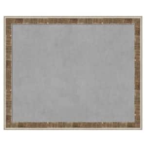 Amanti Art Farmhouse Brown Narrow 45 in. x 29 in. Framed Magnetic Board ...