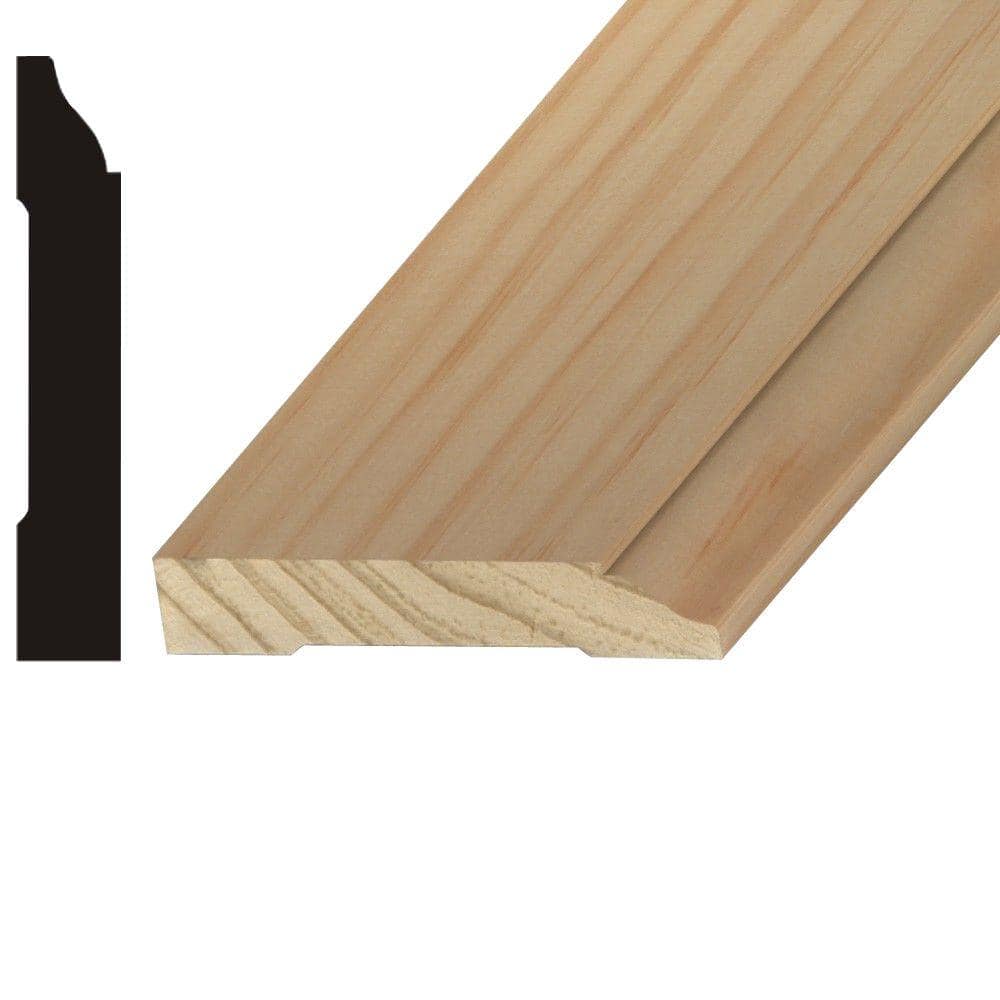 Kelleher LWM 623 9/16 in. x 3-1/4 in. Pine Base Moulding P221 - The ...