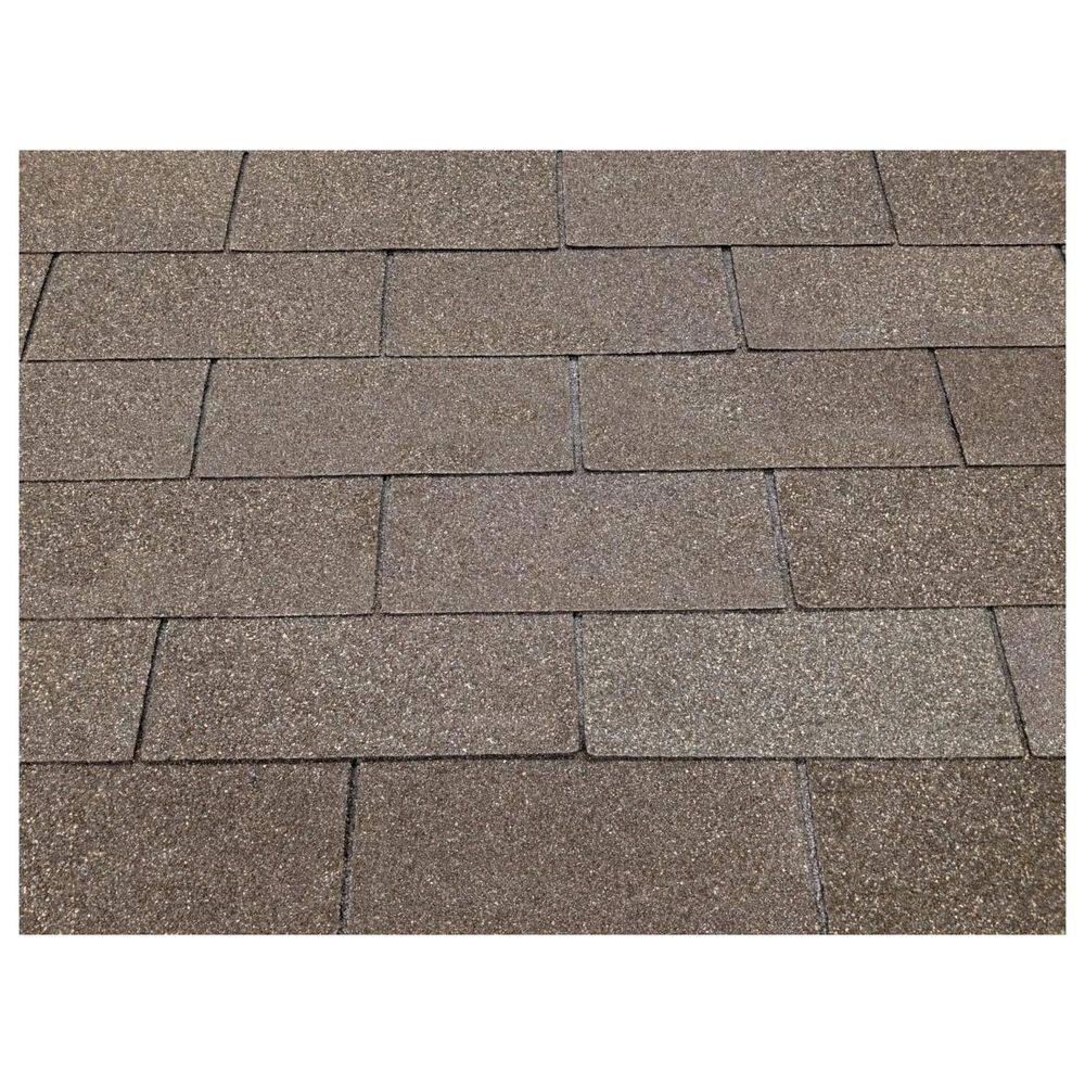 NVNOO 36 in. x 12 in. Gray Asphalt Shingles, 3-Tab Shingles (8-Pack ...