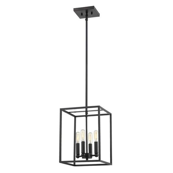 Acclaim Lighting Cobar 4-Light Matte Black Pendant IN21001BK