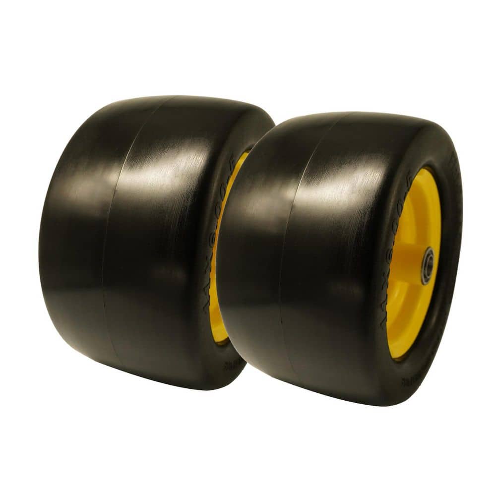 Ogracwheel Universal 11 x 6 in. Smooth Tread Rim Flat Free Wheel ...