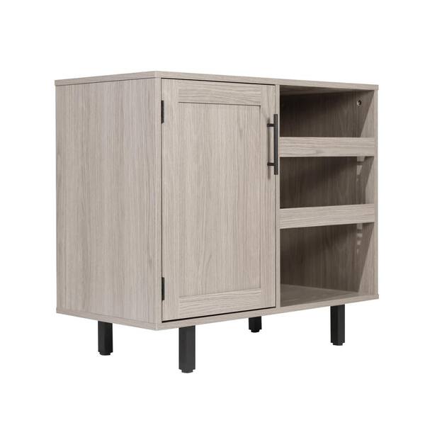 Carnegy Avenue Gray Bar Cabinet CGA-NAN-528094-GR-HD - The Home Depot