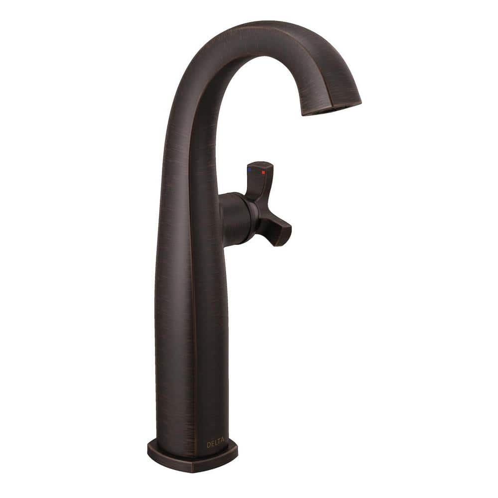 Delta Stryke Single Handle Vessel Sink Faucet in Venetian Bronze 7776 ...