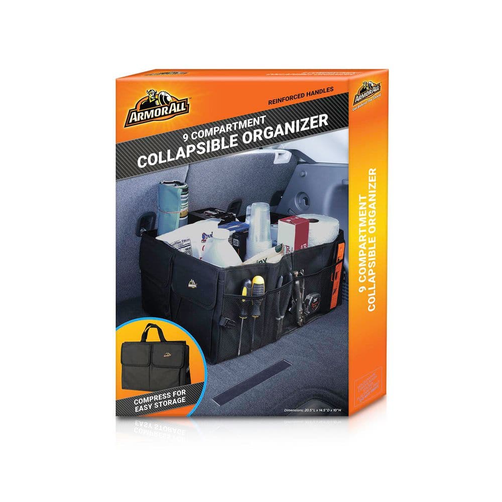 Armor All Extra-Large 9 Compartment Collapsable Lightweight Waterproof ...