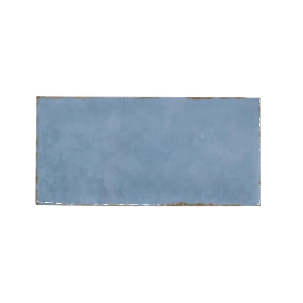 EMSER TILE Antigo Ocean 2 in. x 5 in. Glossy Ceramic Wall Tile (12.1 sq. ft./Case, 144 pcs ...