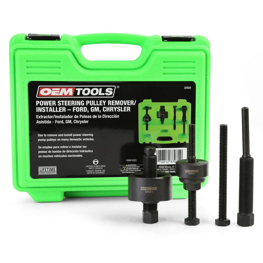 OEMTOOLS Power Steering Pulley Remover/Installer - Ford, GM, Chrysler ...