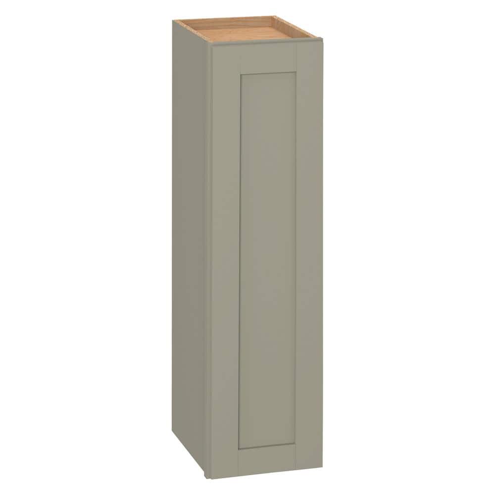 Hampton Bay Westfield Dusk Gray Shaker Stock Assembled Wall Kitchen ...