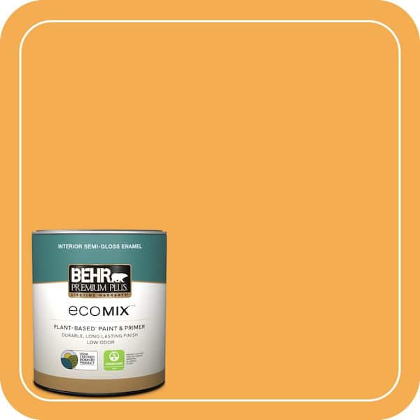 Have a question about BEHR PREMIUM PLUS 1 qt. #290B-6 Squash Semi-Gloss ...