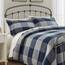 Home Decorators Collection Ashdale 3-Piece Blue Plaid King Duvet Cover ...