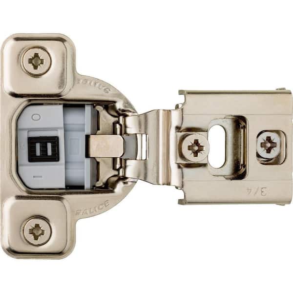 Everbilt 1 Pair Face Frame 35 mm 110 3 4 in. Overlay Soft Close Nickel Cabinet Hinge 2 Pieces H47229E NP CP The Home Depot
