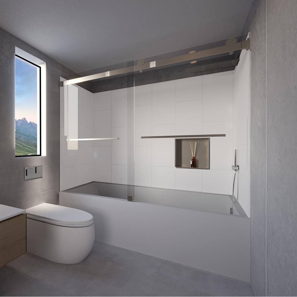 NuVo Winter White-Tetherow 60 in. L x 32 in. W x 83 in. H Rectangular ...