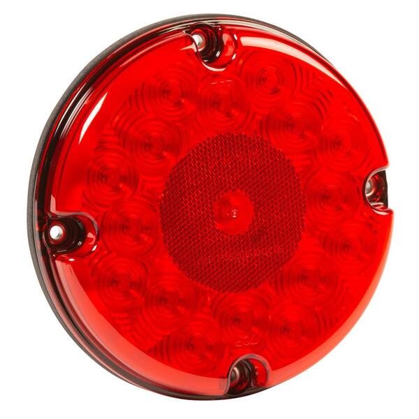 LED Stop Tail Turn Light with Reflex-7 in., Red 53422 - The Home Depot