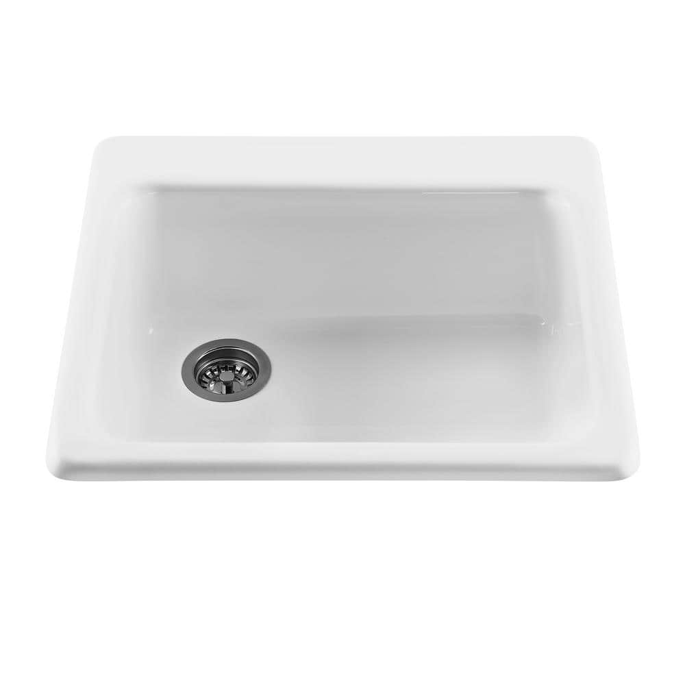 Reliance Simplicity Undermount/Drop-In Acrylic 25 in. Single Bowl ...