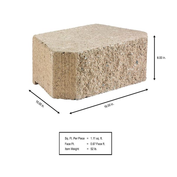 Retaining Wall Blocks Dimensions