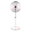 Tidoin 17 in. 3 Fan Speeds Heavy Duty Floor Fan in Pink with 75 ...