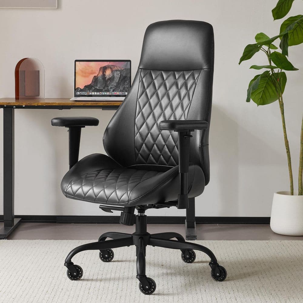 Boyel Living Faux Leather High Back Office Chair Ergonomic Computer ...
