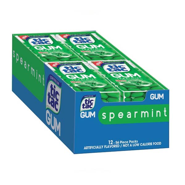 tic tac Gum,Spearmint,.94oz 122597 - The Home Depot