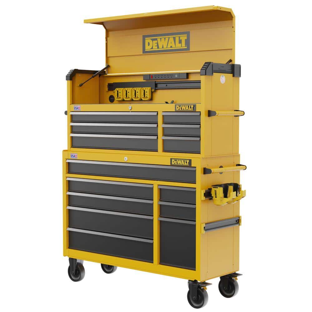 DEWALT 52 in. 6-Drawer Tool Chest and 52 in. 8-Drawer Tool Cabinet DWST52143 - The Home Depot