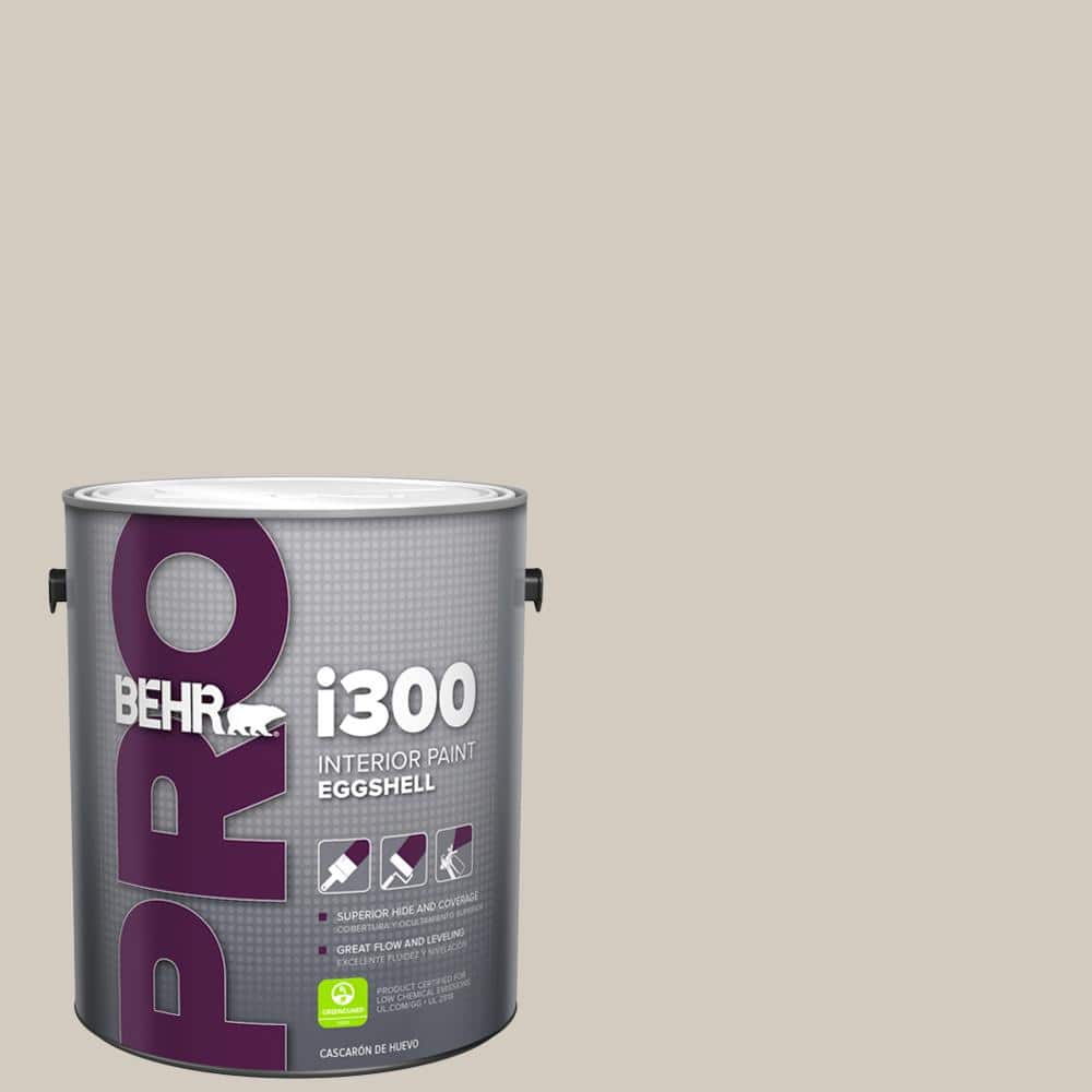 BEHR PRO 1 gal. #N220-2 Ashen Tan Eggshell Interior Paint PR33001 - The ...
