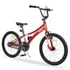 20 in. Red Kid' Bike for Boys and Girls Age 7 to 10 with Steel Frame WP ...