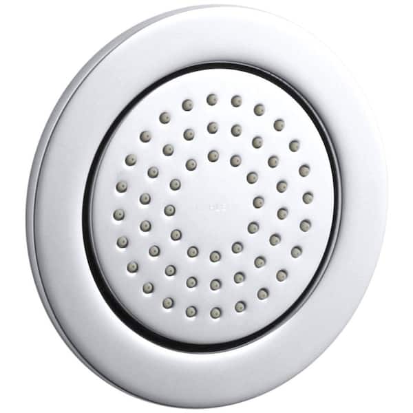 KOHLER WaterTile 4.875 in. 1-Spray 54-Nozzle Round Body Sprayer in ...