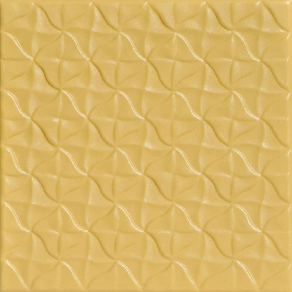 A La Maison Ceilings Granny's Pinwheel Concord Ivory 1.6 ft. x 1.6 ft ...