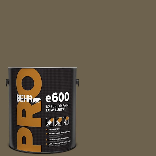 BEHR PRO 1 gal. #N310-7 Classic Bronze Low Luster Exterior Paint ...