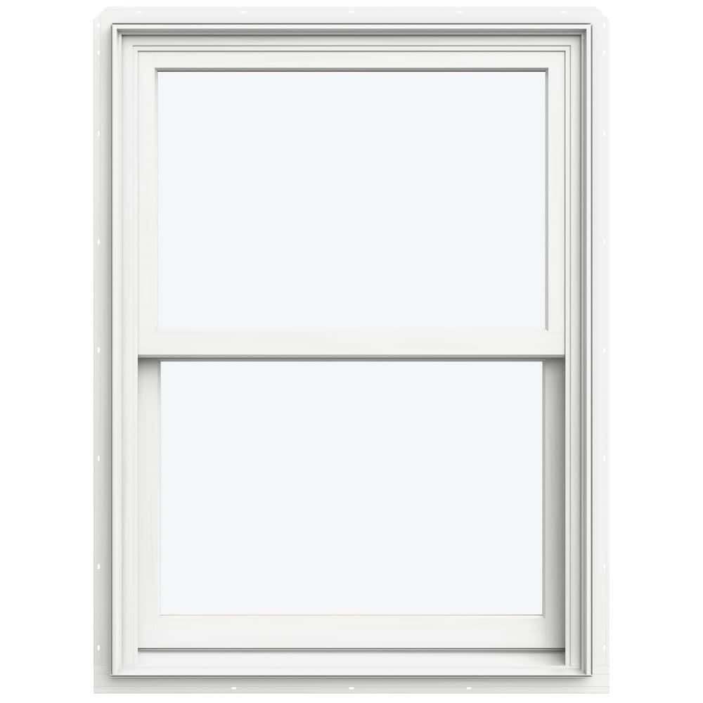 JELD-WEN 35.375 in. x 72 in. W-5500 Double Hung Wood Clad Window ...
