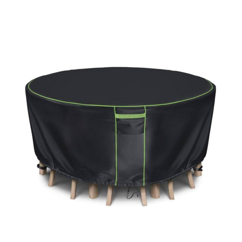 Round Patio Cover, Waterproof Outdoor Table And Chair Cover, Fade Proof ...