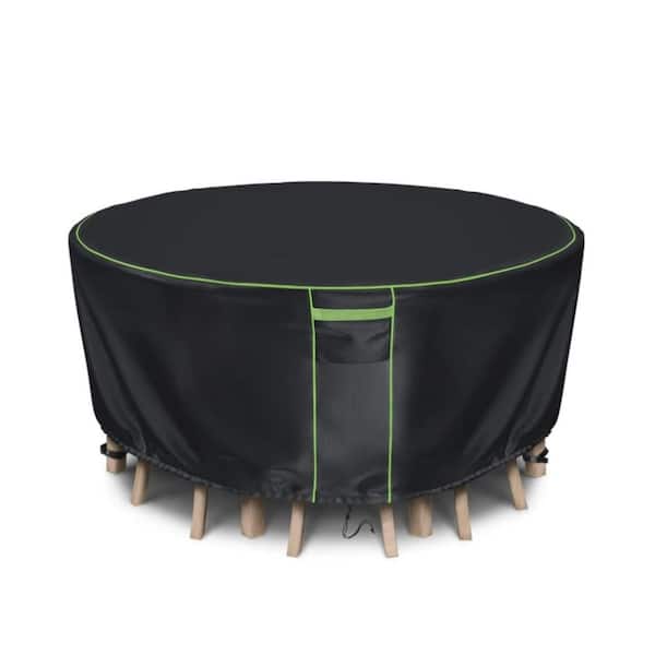 Round Patio Cover, Waterproof Outdoor Table And Chair Cover, Fade Proof ...