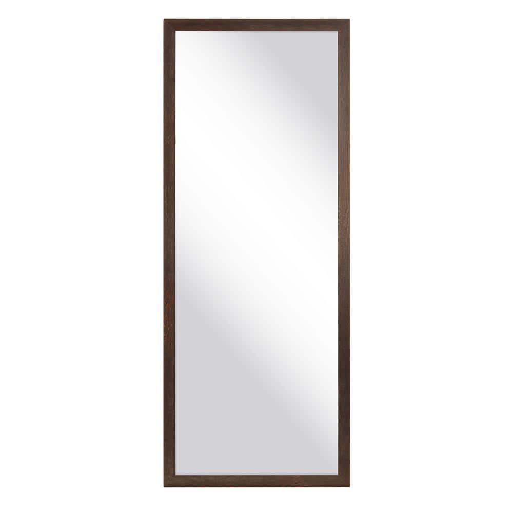 BrandtWorks 29 in. W x 63 in. H Rectangle Framed Wooden Mirror BM076TS ...