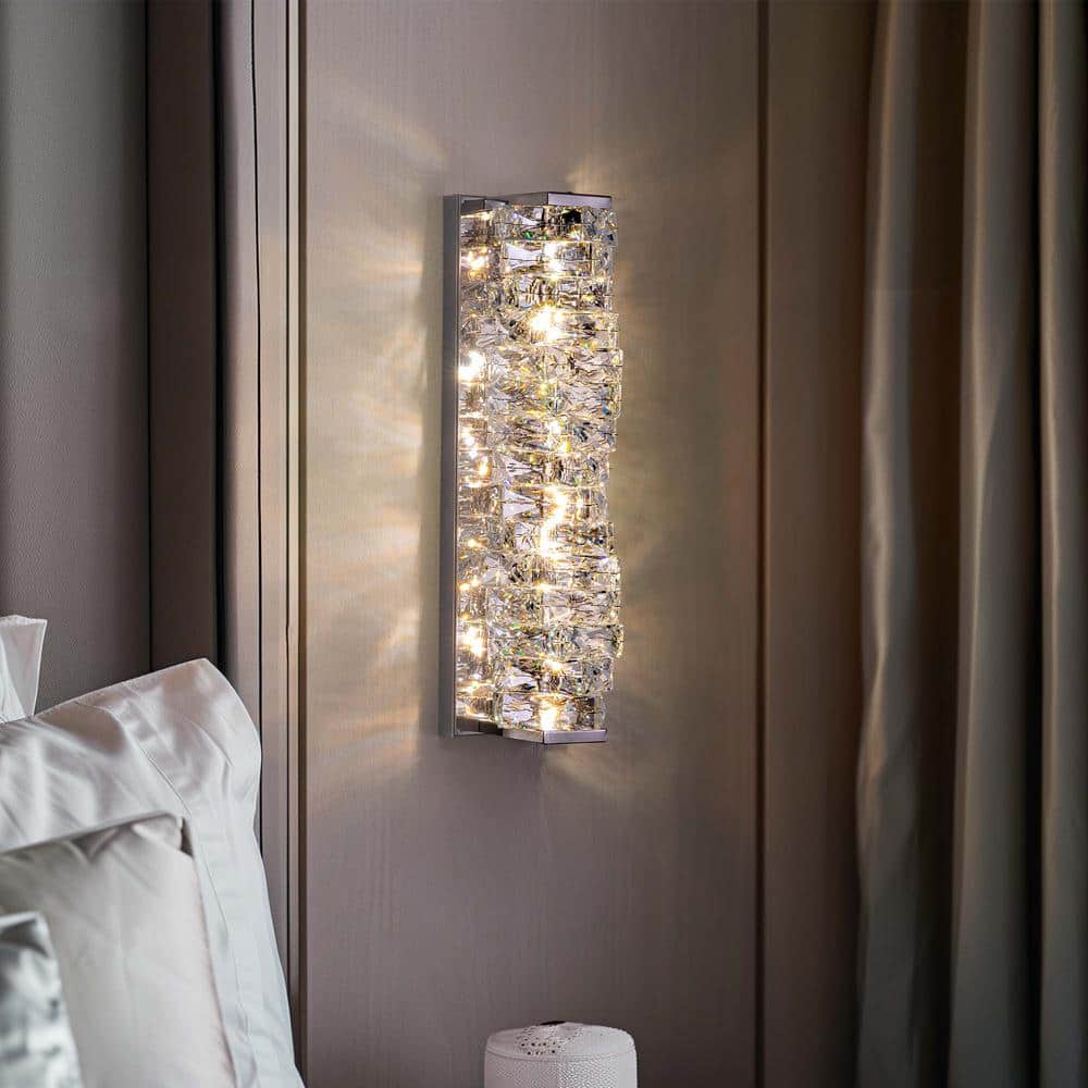 Chrome Rectangle Sconce