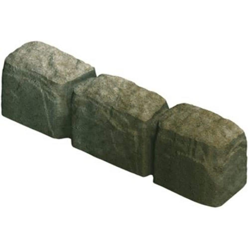 Oldcastle Empire 16 in. x 3 in. x 5 in. Sable Blend Concrete Edger (135 ...