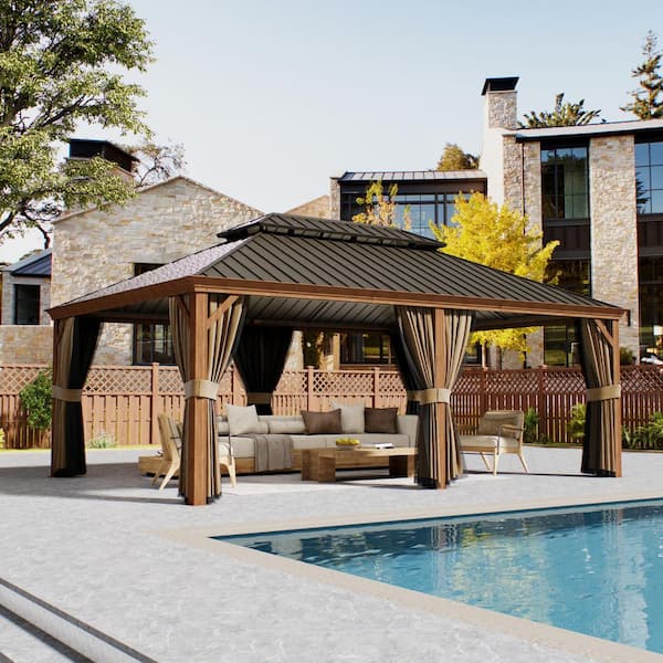 Have a question about GAZEBEST 15 ft. x 13 ft. Cedar Wood Hardtop ...