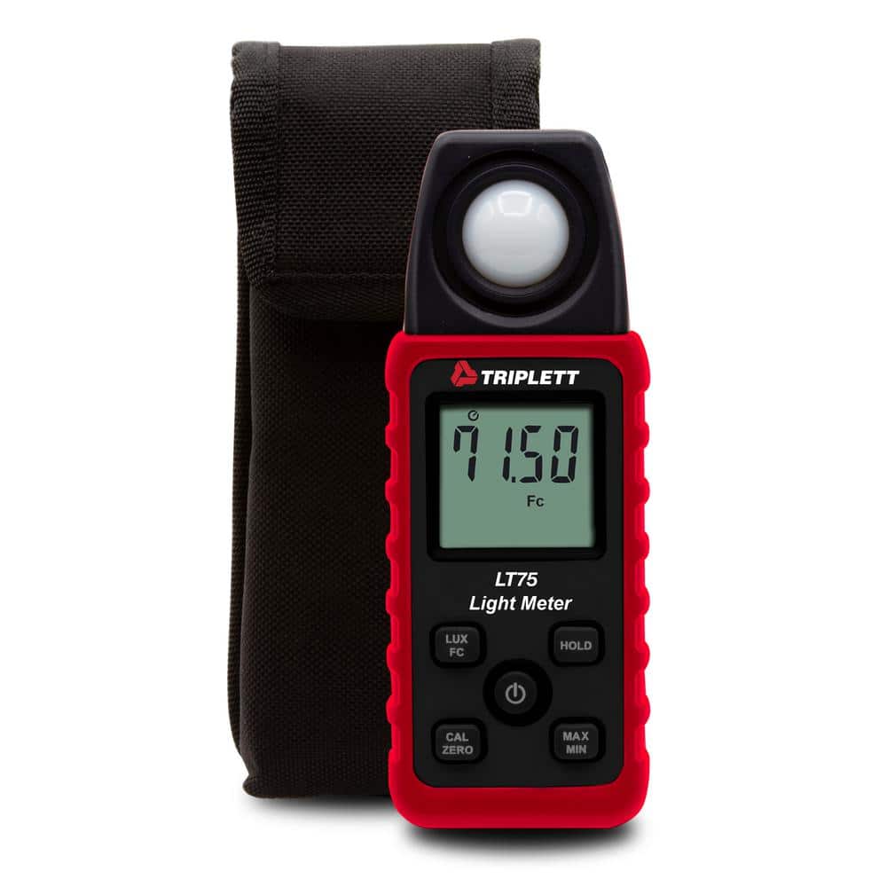 TRIPLETT Digital Light Meter Lux/Fc with Cert. of Traceability to NIST ...