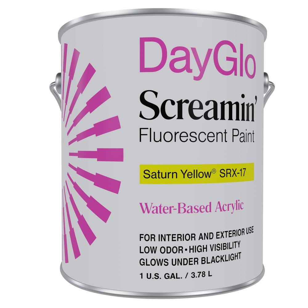 DayGlo SRX Series 1 gal. Saturn Yellow Fluorescent Paint SRX-17 CNGL ...
