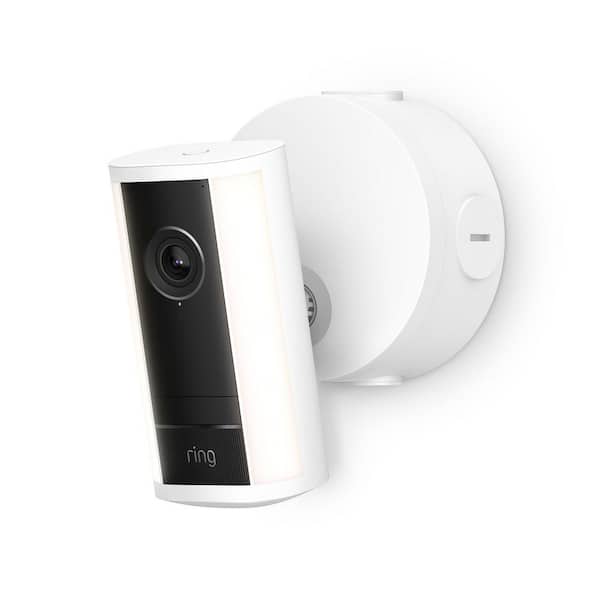 Ring Spotlight Cam Pro (2nd Gen), Hardwired Power over Ethernet Retinal ...