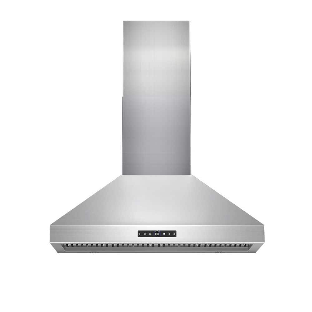 Denjol 48 in. 1200 CFM Ducted Vent Wall Mount Range Hood with Dual ...