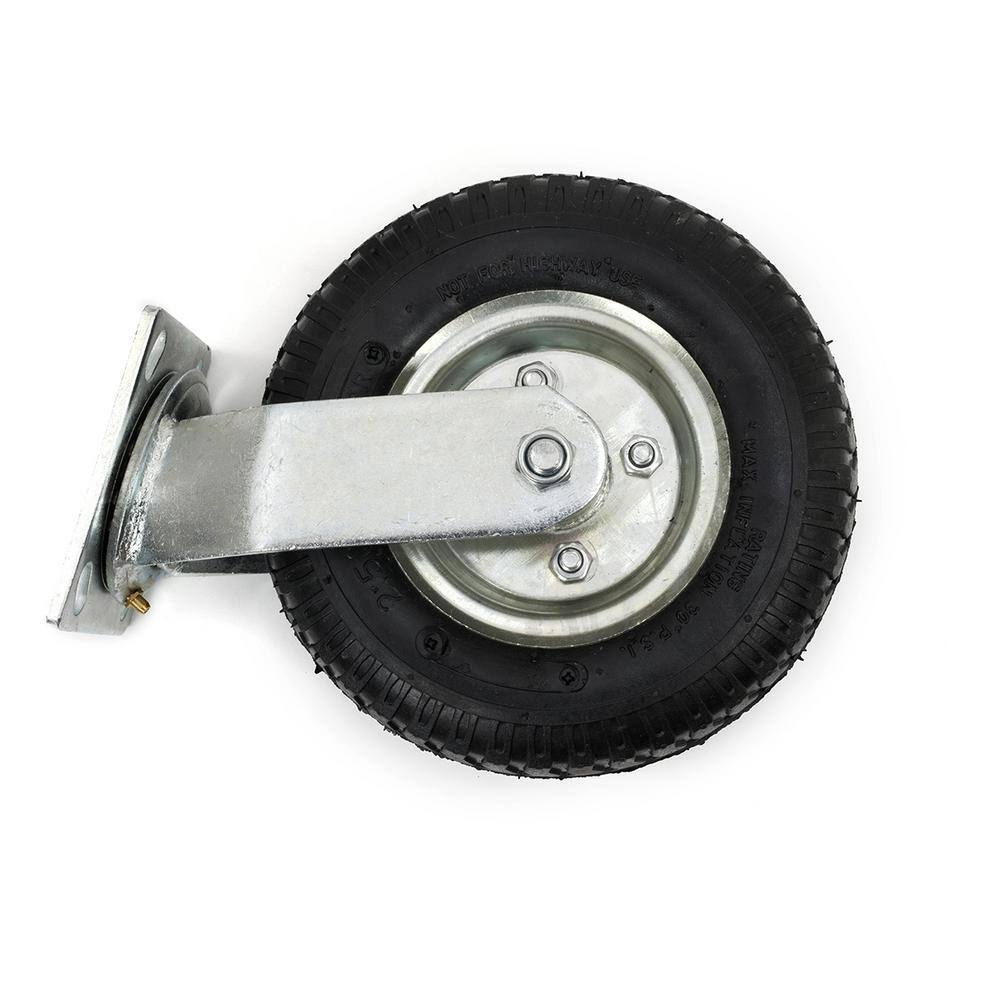 Buy 8 in. Heavy-Duty Pneumatic Caster Wheel Tire Set with 300 lbs. Load ...