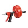 RIDGID Power Spin+ 1/4 in. x 25 ft. Hybrid Drain Cleaning Snake Auger ...
