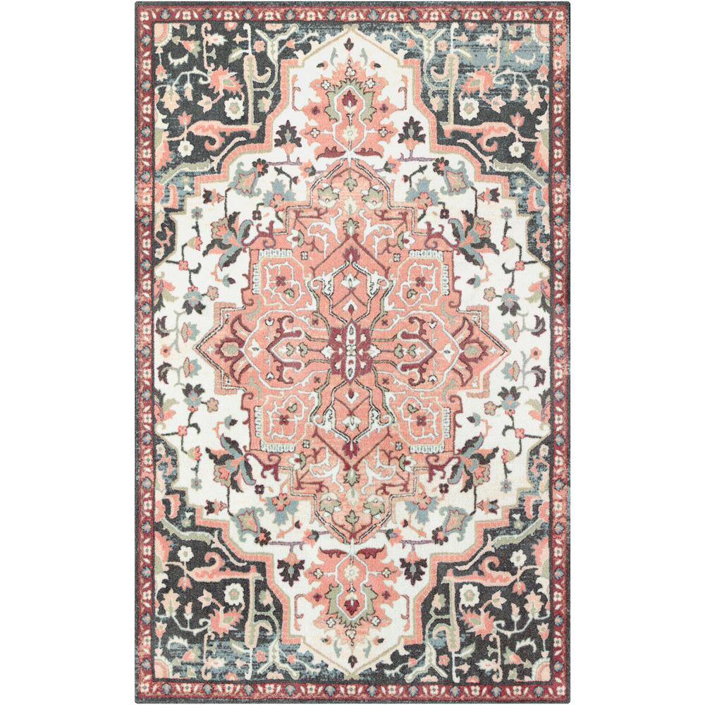 Mohawk Home Emiko Vintage Gray 8 ft. x 10 ft. Oriental Area Rug 020703 ...