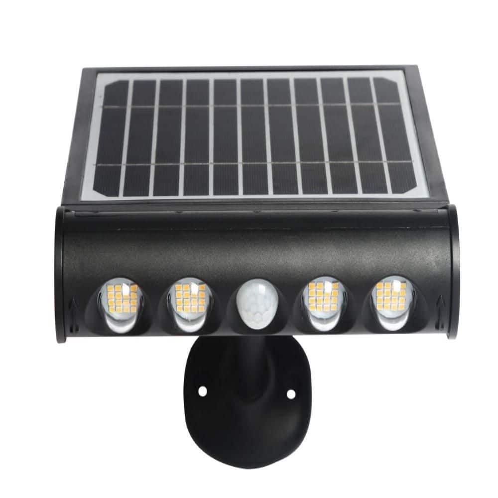 BEYOND SOLAR Lune Solar Security Light 8-Watt 950 Lumens 4000K Solar ...