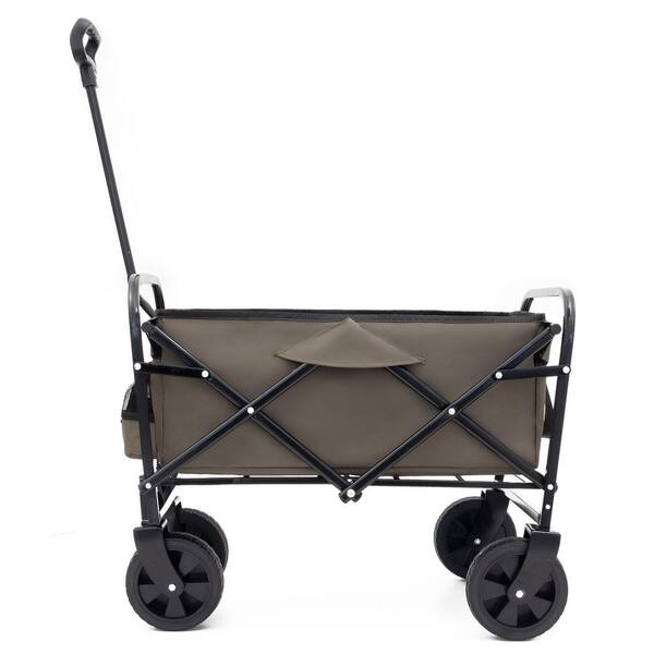 Siavonce 3.6 cu. ft. Fabric Bin Garden Cart, Heavy Duty Extention ...