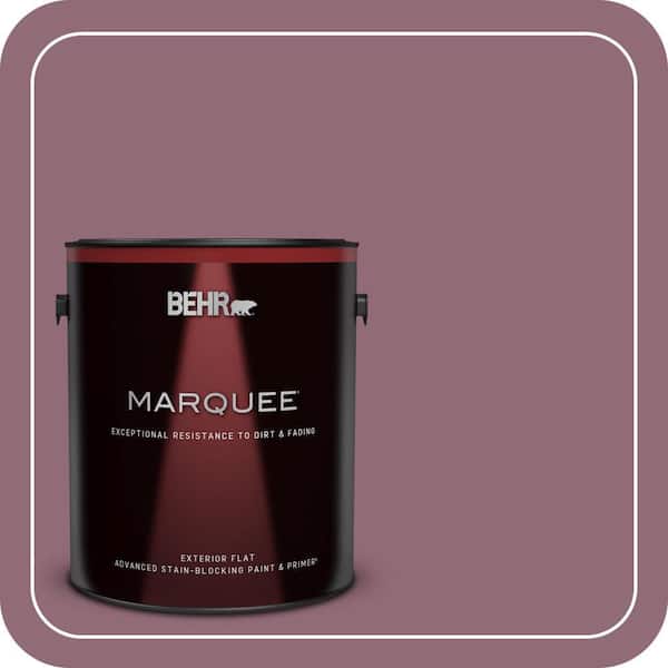 BEHR MARQUEE 1 gal. #S120-6 Full Glass Flat Exterior Paint & Primer ...